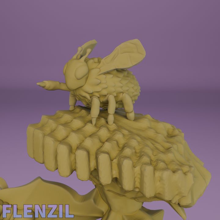 3D Printable Amidor and Pollenella by Flenzil Miniatures